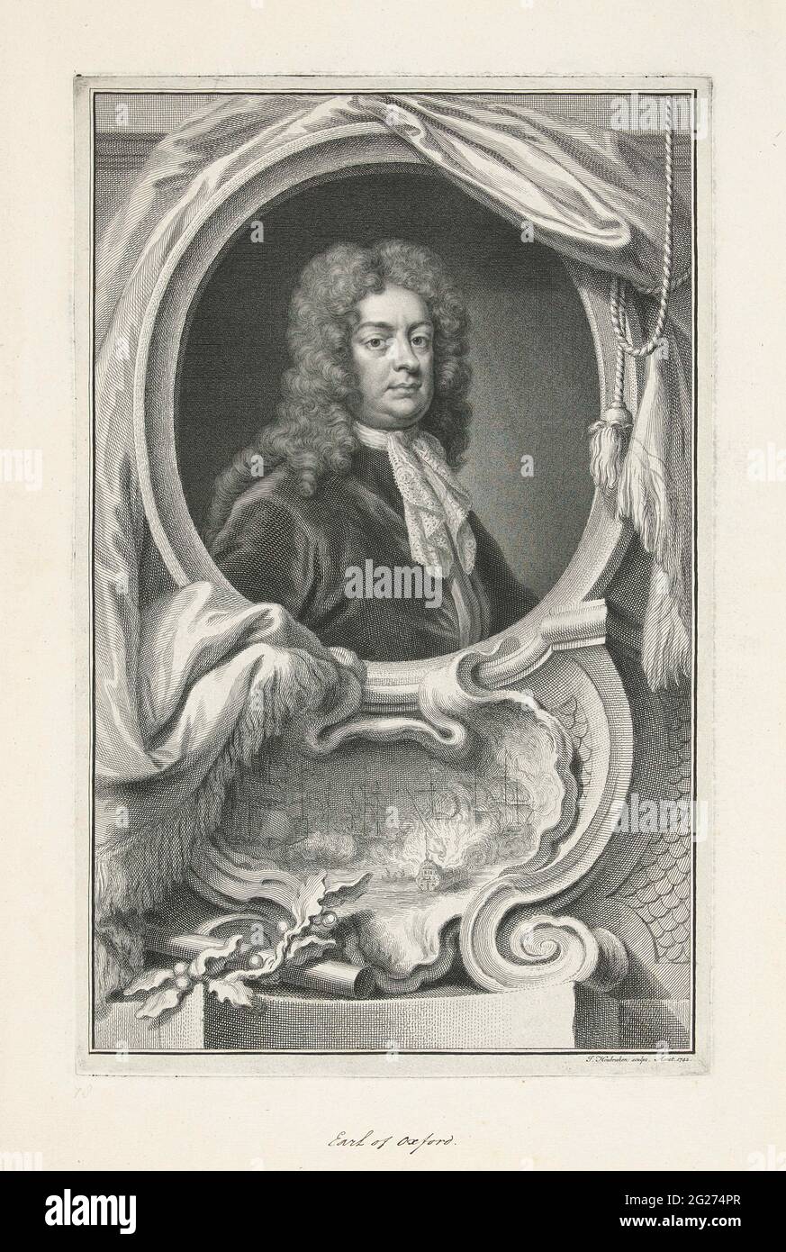 Portrait of Edward Russell, 1st Count of Oxford. Portrait of Admiral ...