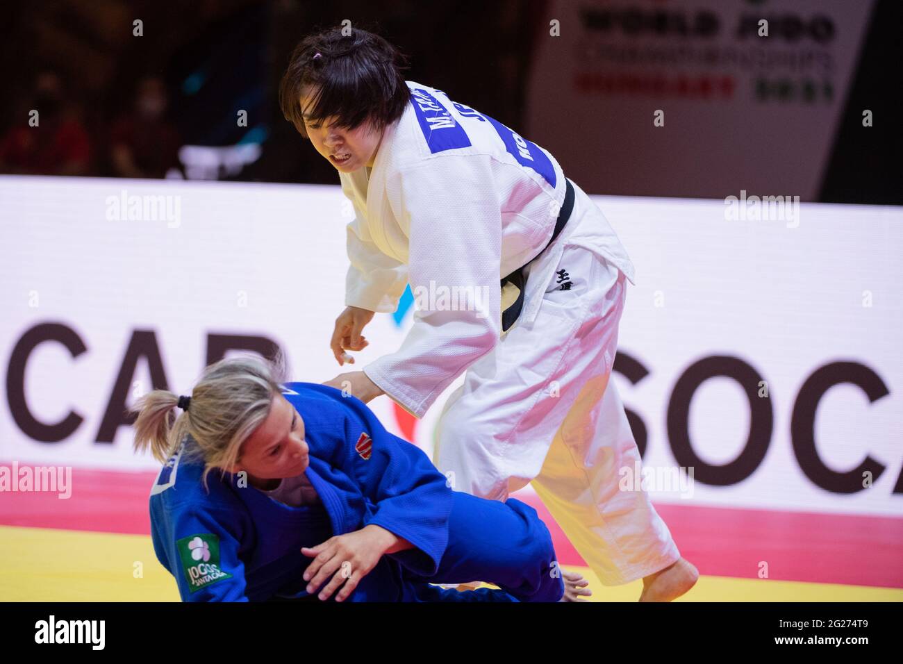 Budapest, Hungary. 8th June, 2021. Japan's Momo Tamaoki vs Telma ...