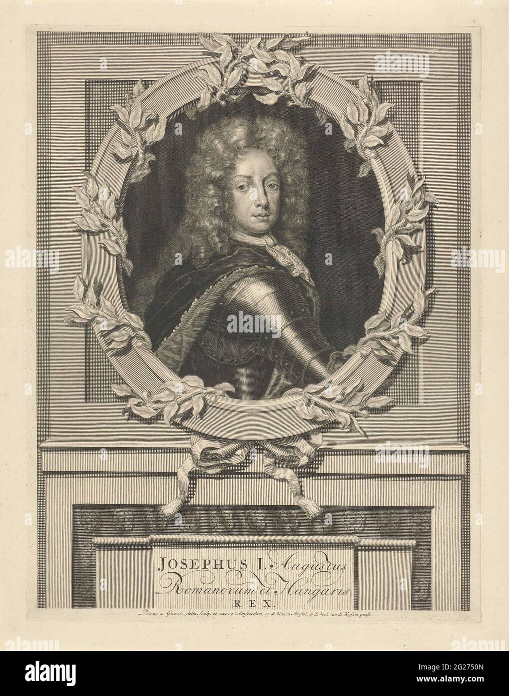 Portrait of Emperor Jozef I. Jozef I, Emperor of the Holy Roman Empire ...