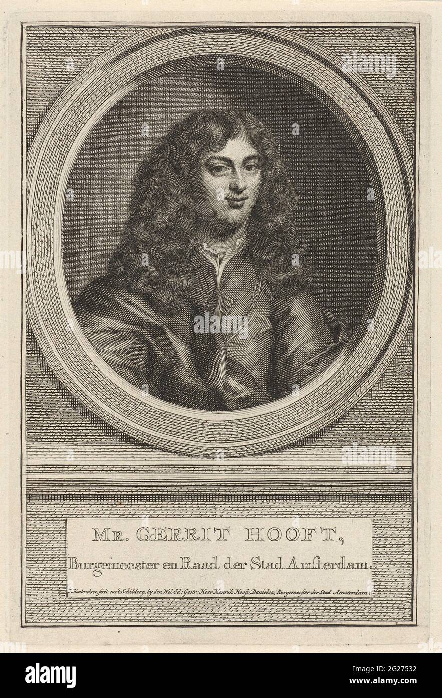 Portrait of gerrit hooft. Portrait of the Amsterdam mayor and board of ...