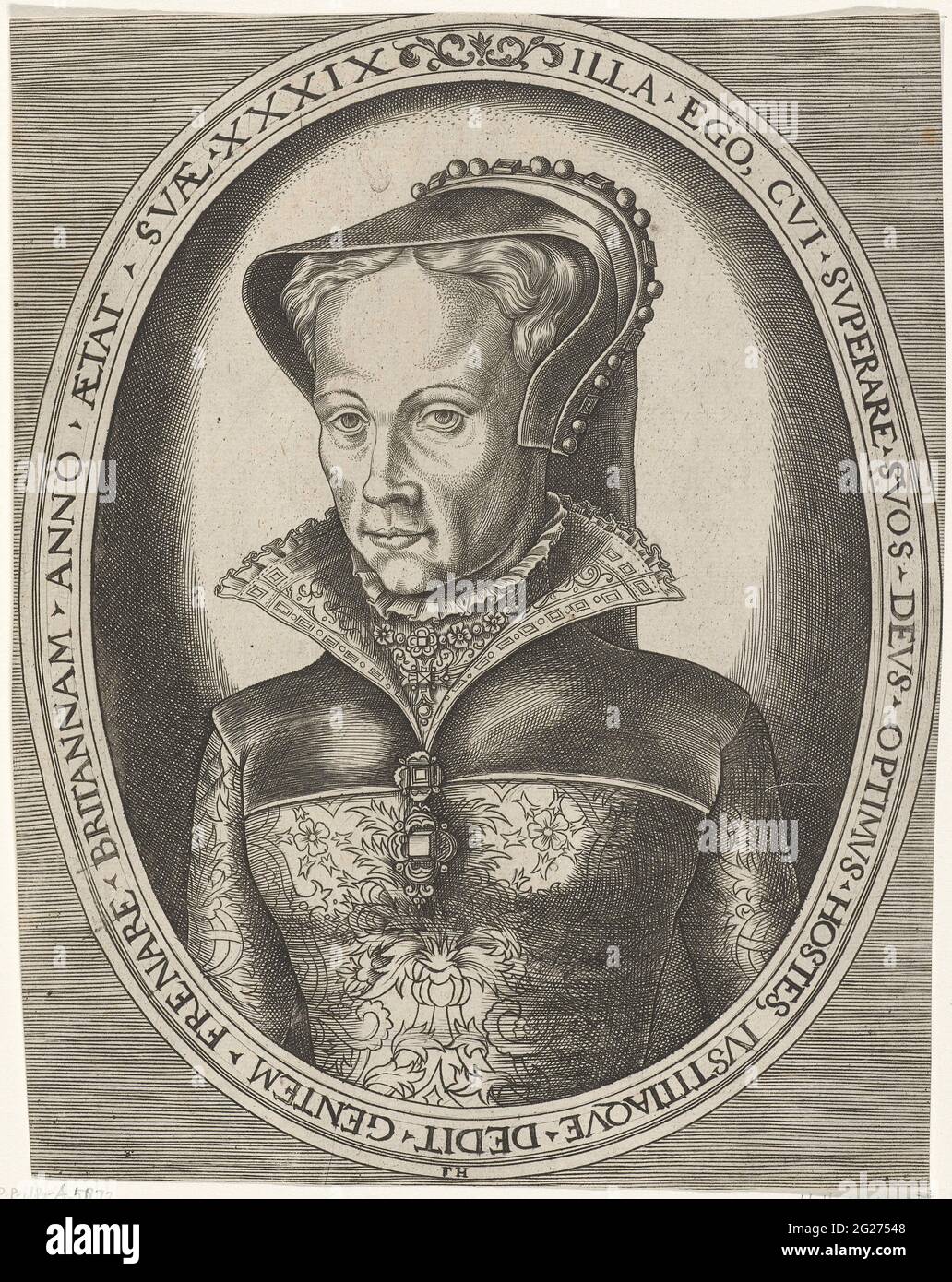 Portrait of Mary I; Portraits of kings, queens, princes and princesses ...