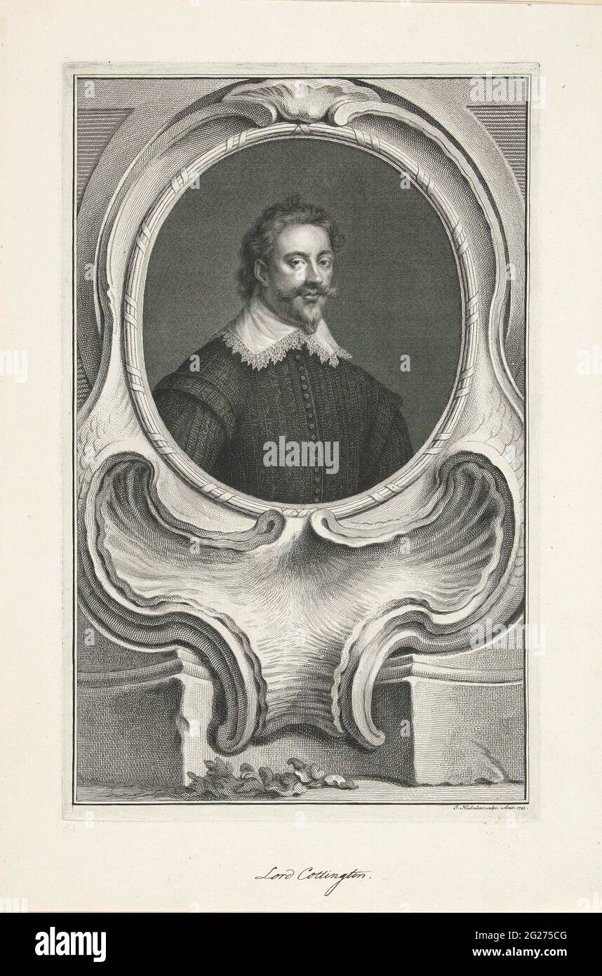 Portret van Francis Cottington, 1e baron Cottington Stock Photo - Alamy