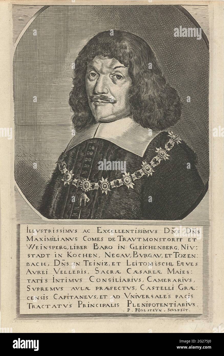 Portrait of Maximilian, Count of Trauttmansdorff; Portraits of ...