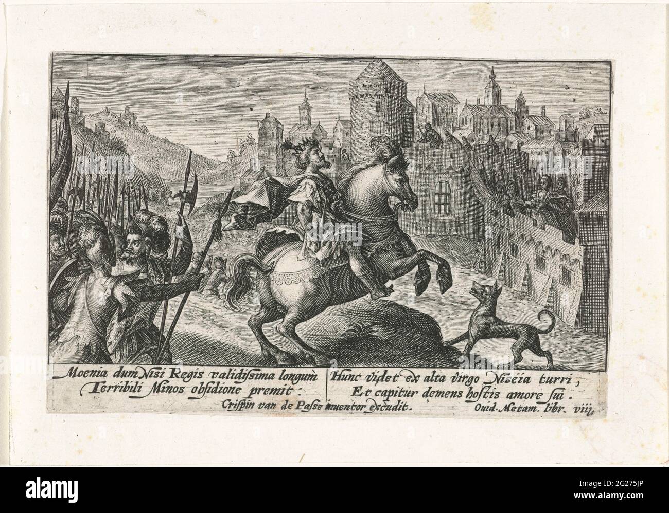 Scylla and Minos; Metamorphoses from Ovid. Minos, king of Crete, the ...