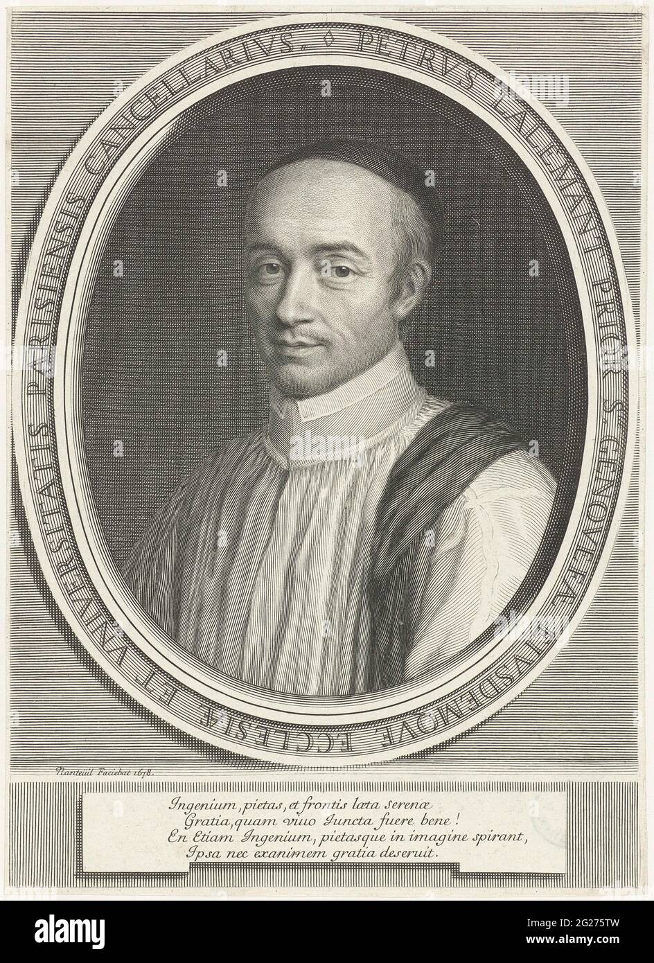 Portrait of Pierre Lallemant. Portrait of Pierre Lallemant, Prior of ...