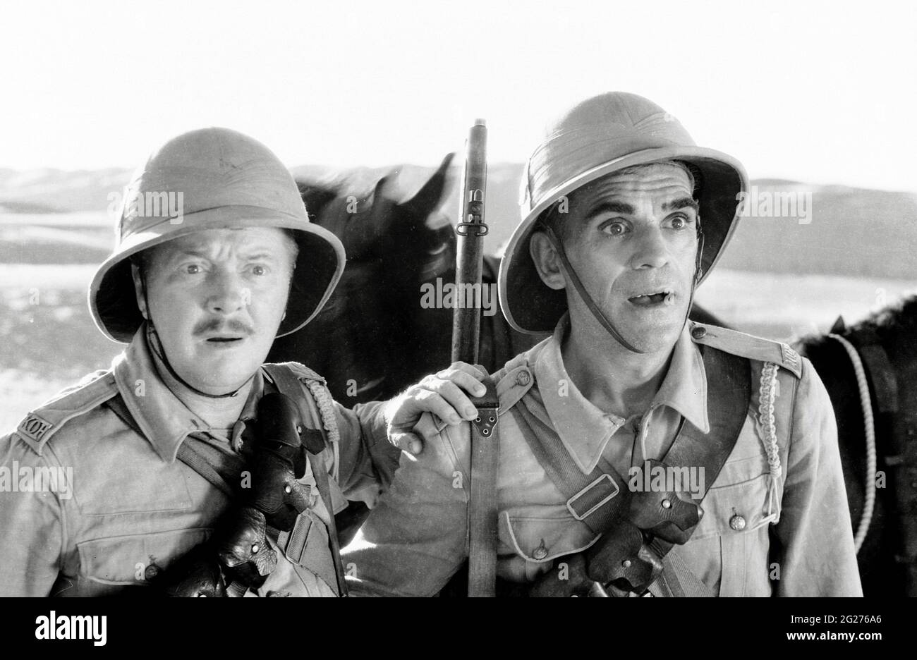 Boris Karloff, Billy Bevan, "The Lost Patrol" (1934) RKO Radio Pictures ...