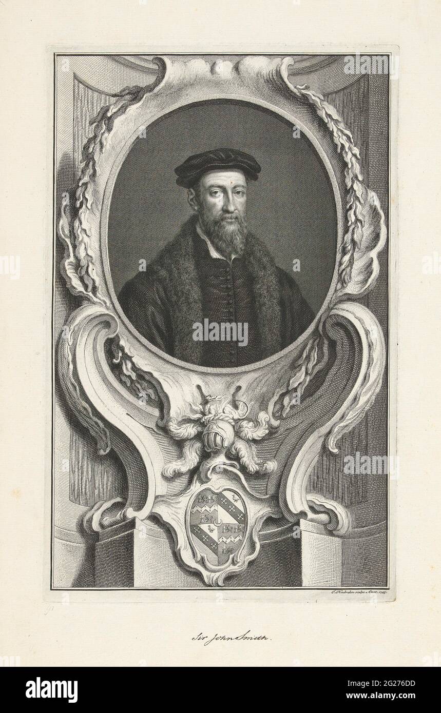 Portrait of Thomas Smith. Portrait of the English Thomas Smith diplomat ...