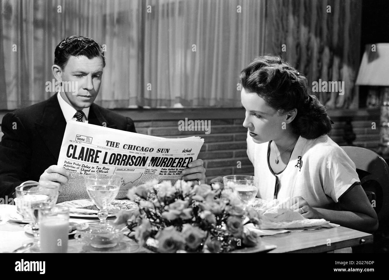 George Murphy, Frances Gifford, "The Arnelo Affair" (1947) MGM/ File ...