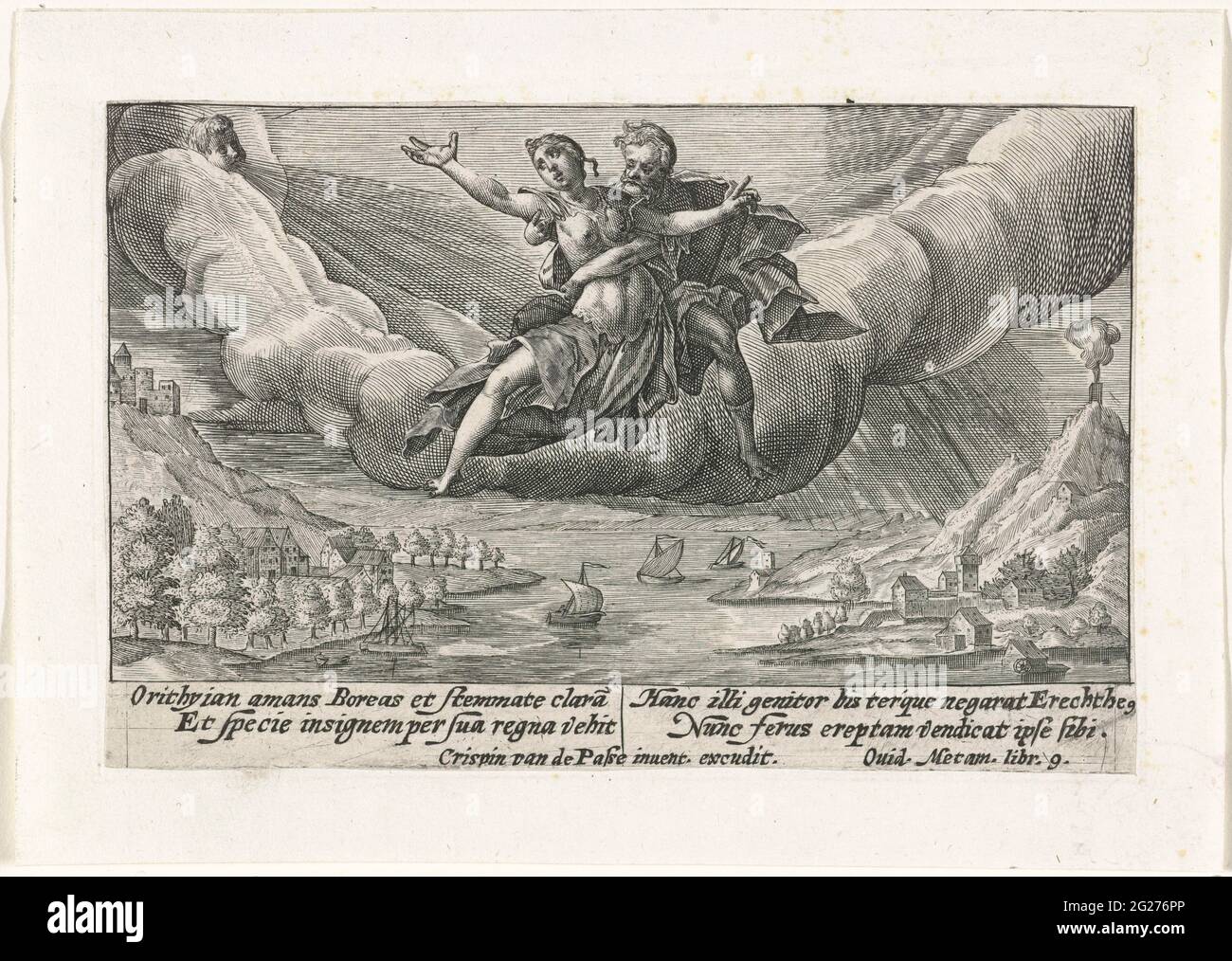 Boreas and Oreithyia; Metamorphoses from Ovid. Boreas, the Noordenwind ...