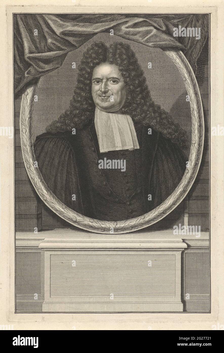 Portrait of gerard emergence. Portrait bust in oval from the front of ...