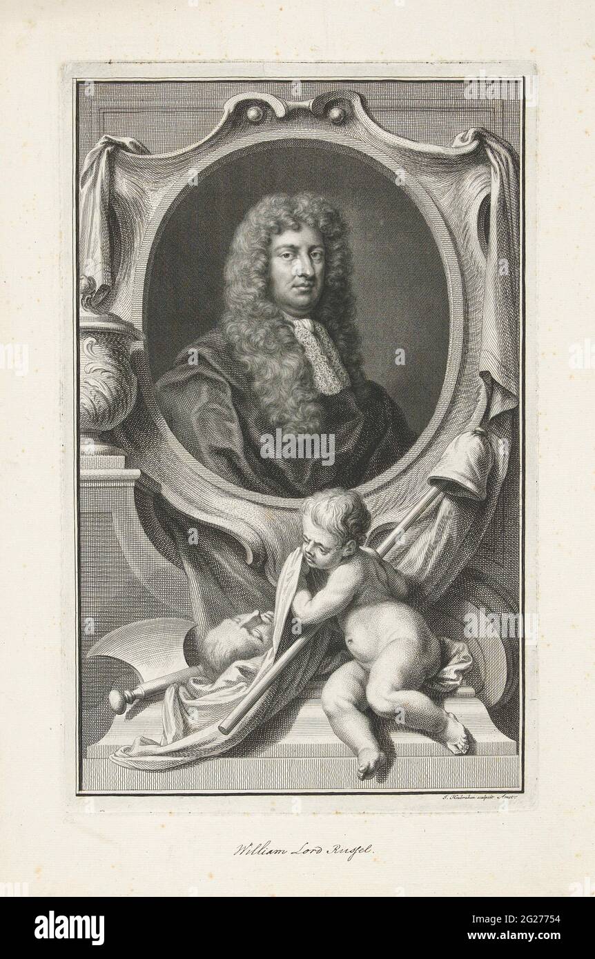 Portrait of William Russell, Lord Russell. Portrait of the English ...