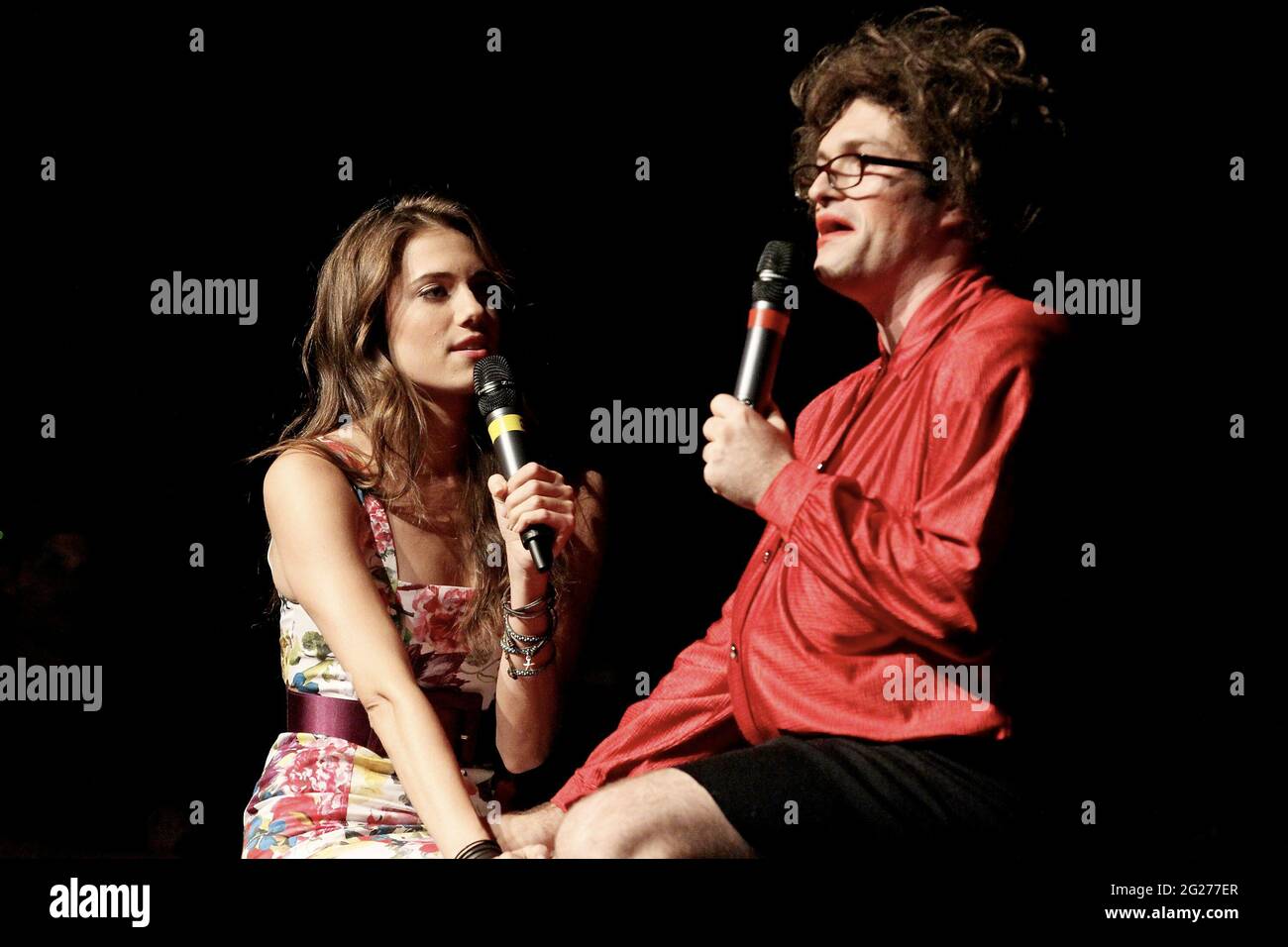 New York, NY, USA. 2 August, 2012. Allison Williams, Gale Beggy perform ...