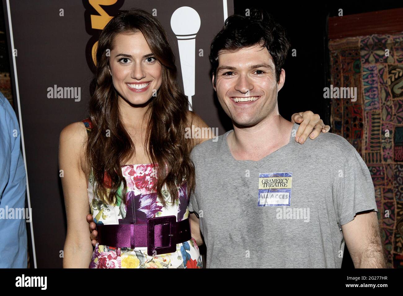 New York, NY, USA. 2 August, 2012. Allison Williams, Josh Ruben at the ...