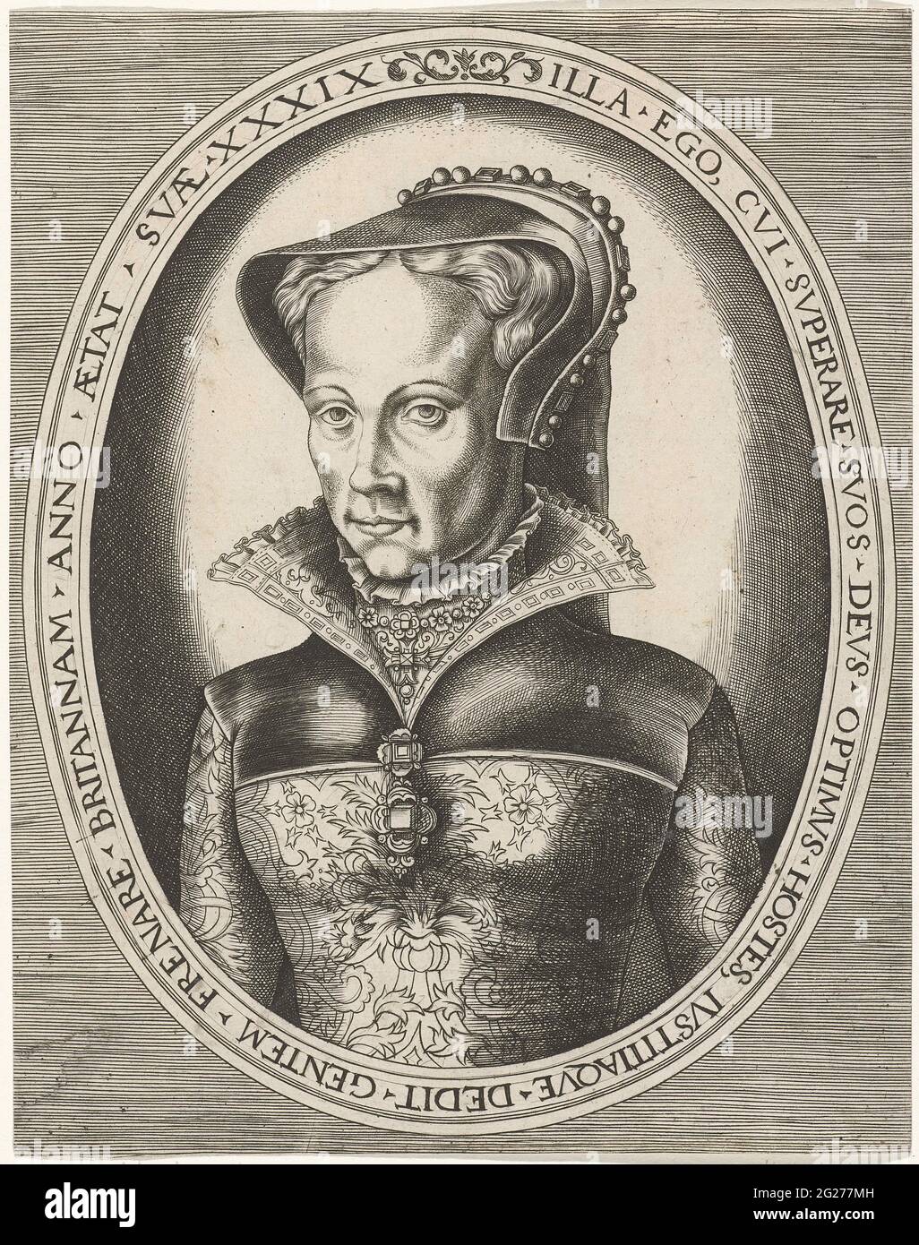 Portrait of Mary I; Portraits of kings, queens, princes and princesses ...