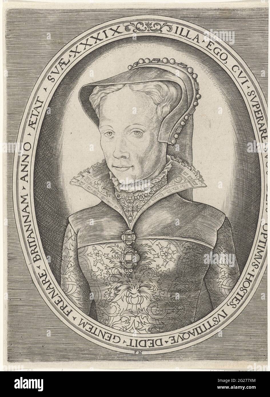 Portrait of Mary I; Portraits of kings, queens, princes and princesses ...