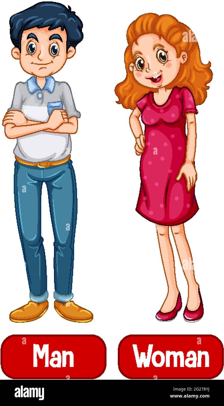 Woman noun Stock Vector Images - Alamy