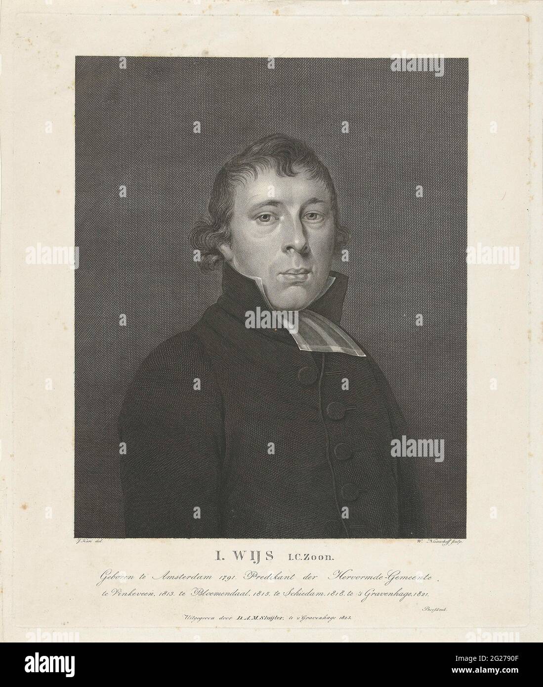 Portrait of Jacob Wijs; I. Wise I.C. Son. Bust by Jacob wise, reformed ...