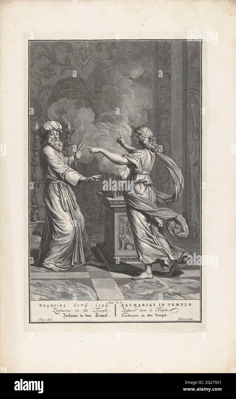 The Angel Gabriel Appears Zacharias High Resolution Stock Photography ...