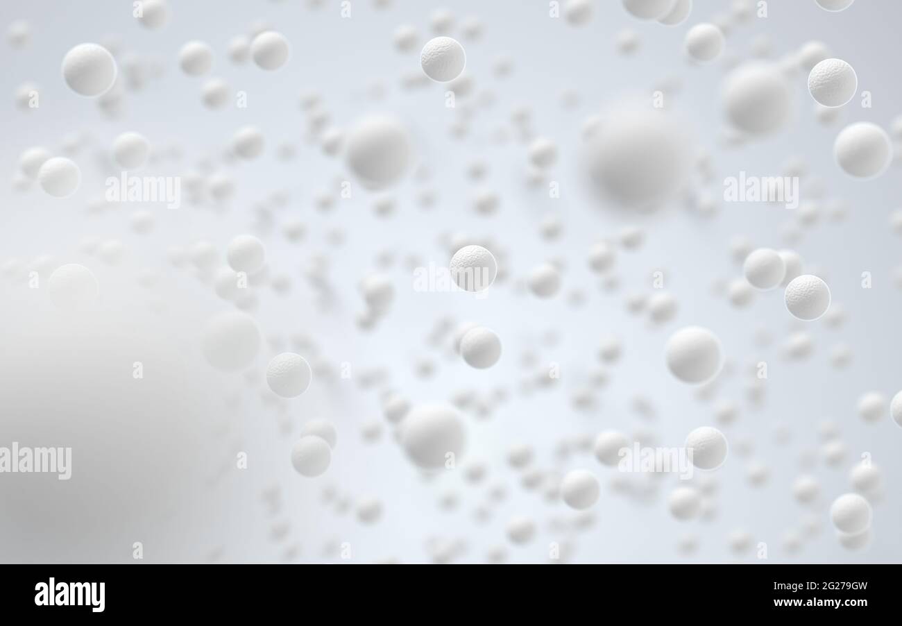 Large groups of streptococcus with white background, 3d rendering ...