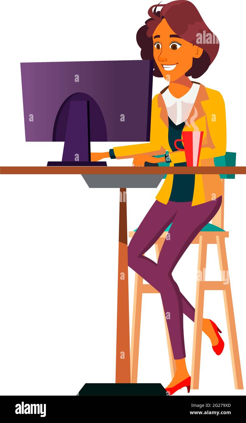 Computer User Cartoon