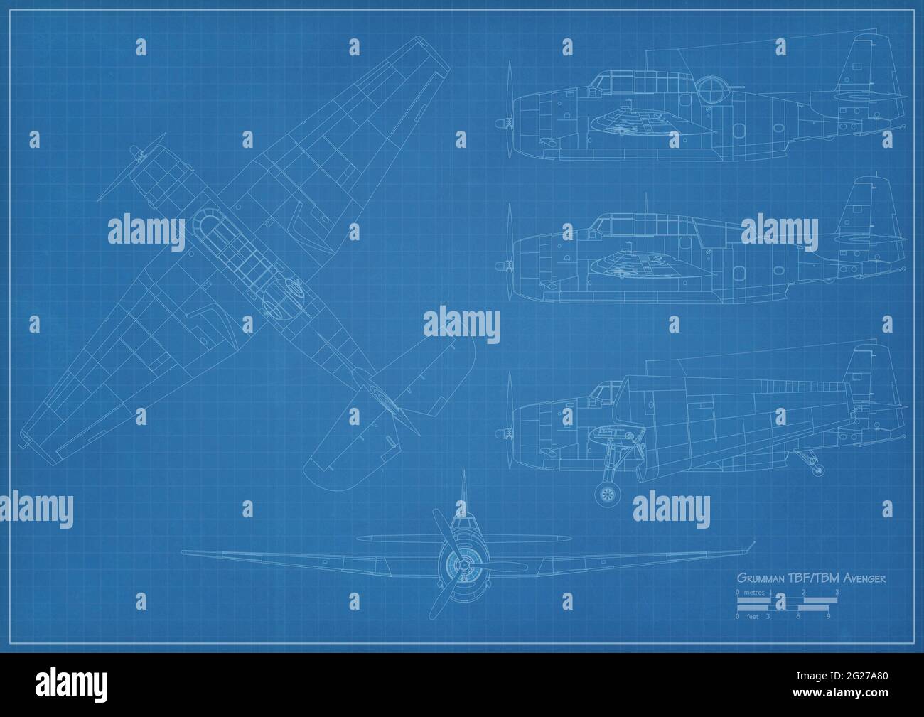 Plane design drawing hi-res stock photography and images - Alamy