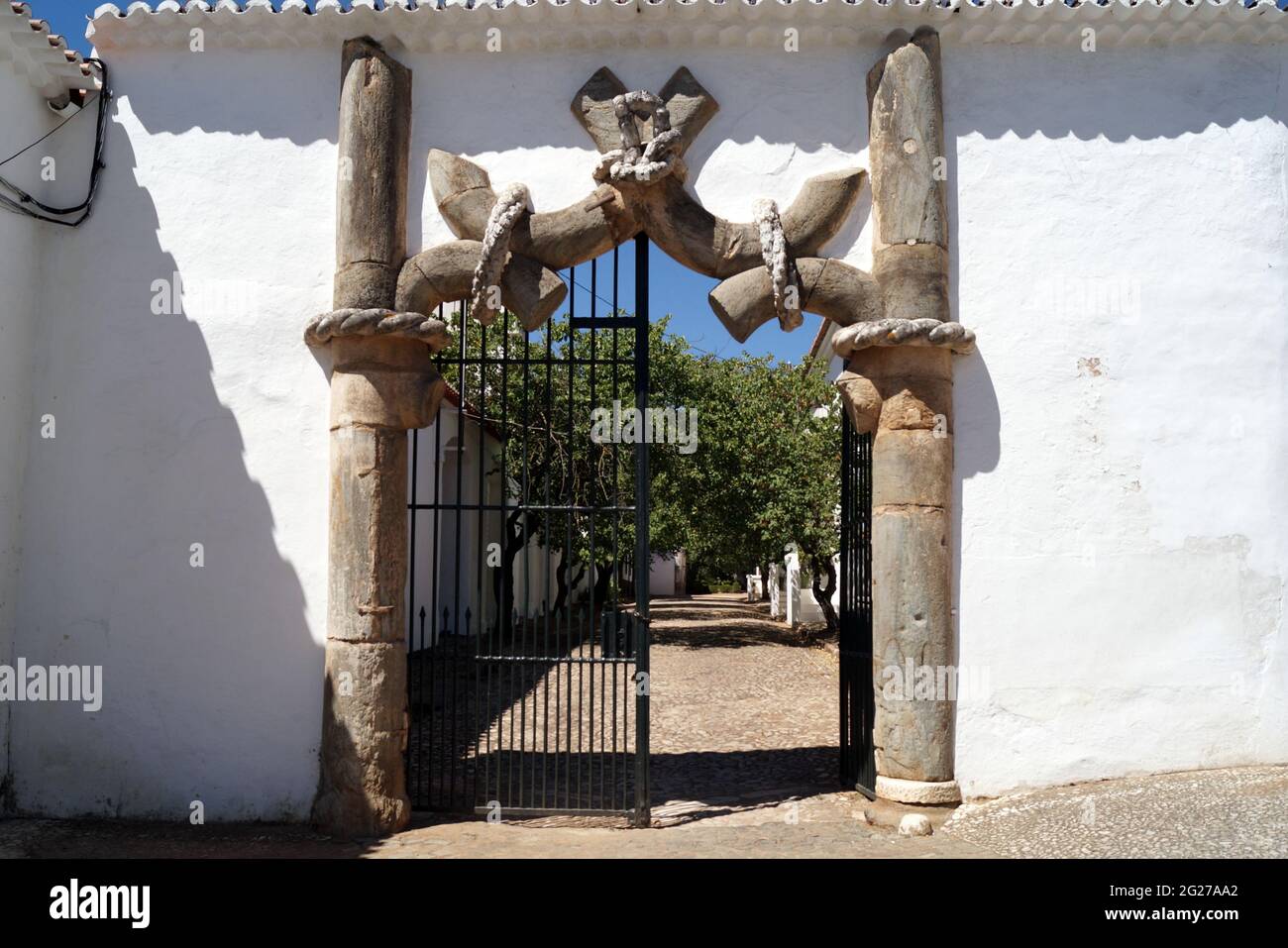 Side gates to the gardens of the Ducal Palace, famous example of the ...