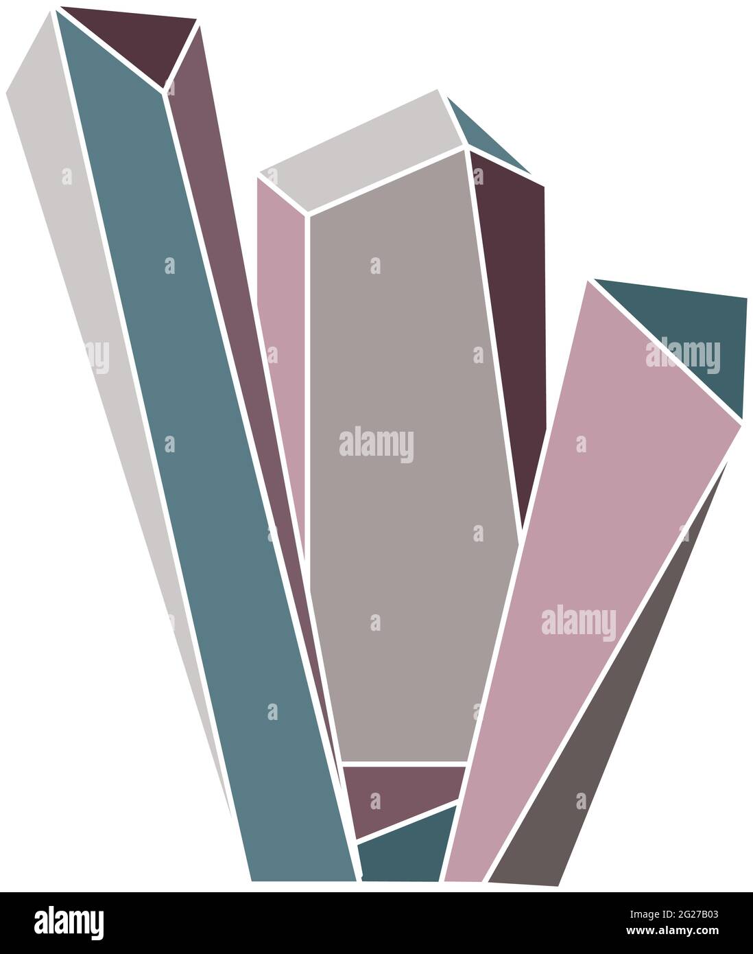 Quartz crystalline Stock Vector Images - Alamy