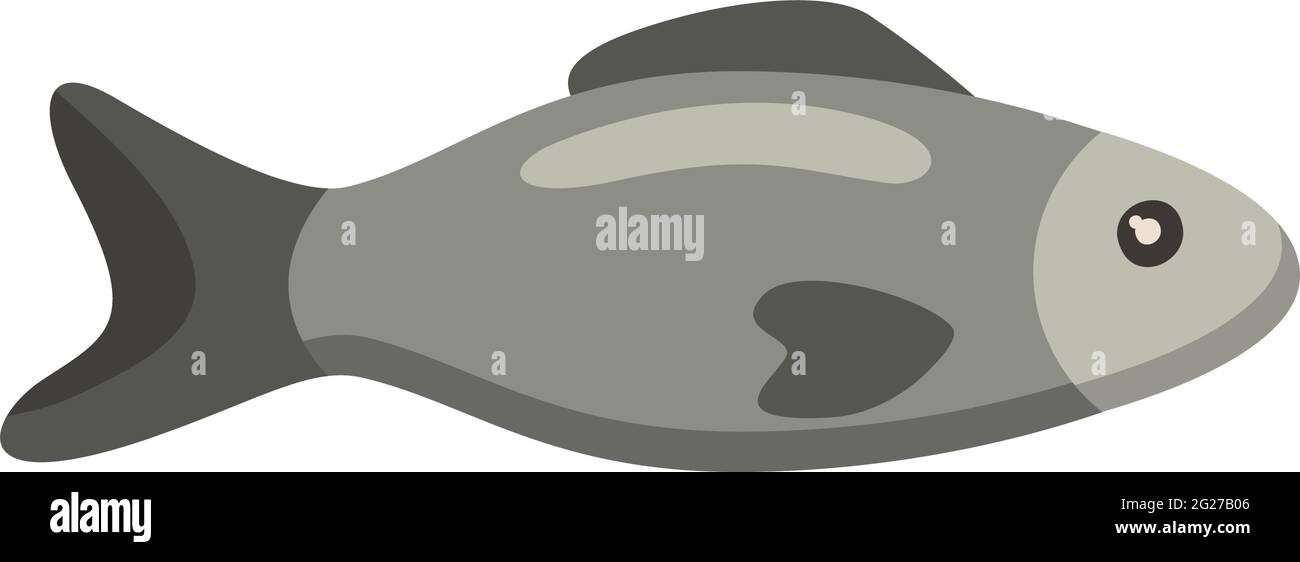 fish seafood mineral isolated icon Stock Vector Image & Art - Alamy