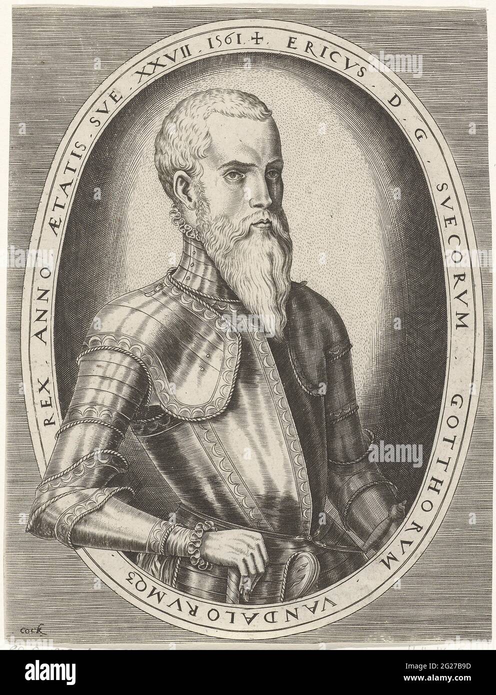 Portrait of Erik XIV from Sweden; Portraits of kings, queens, princes ...