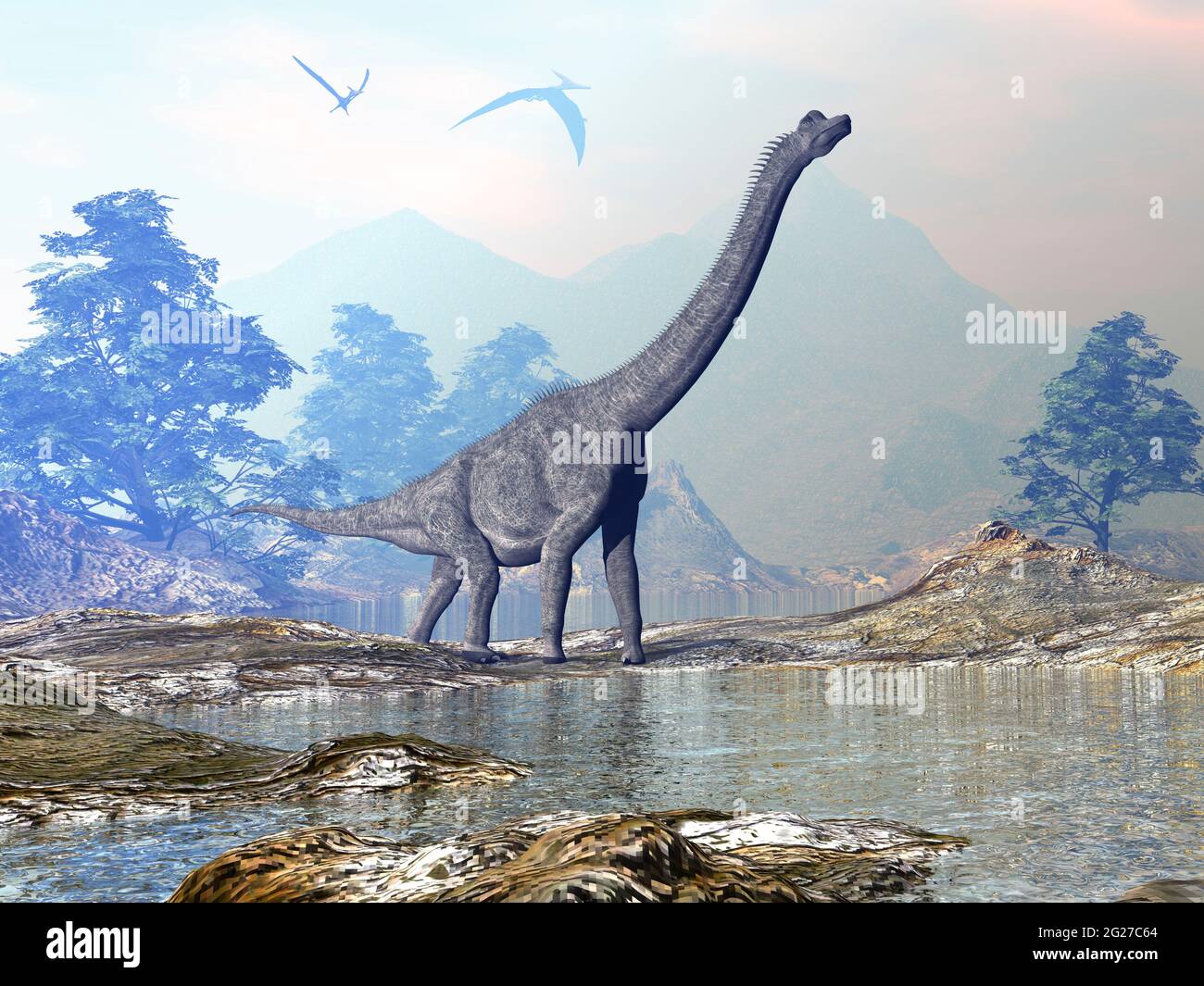 Brachiosaurus history hi-res stock photography and images - Alamy