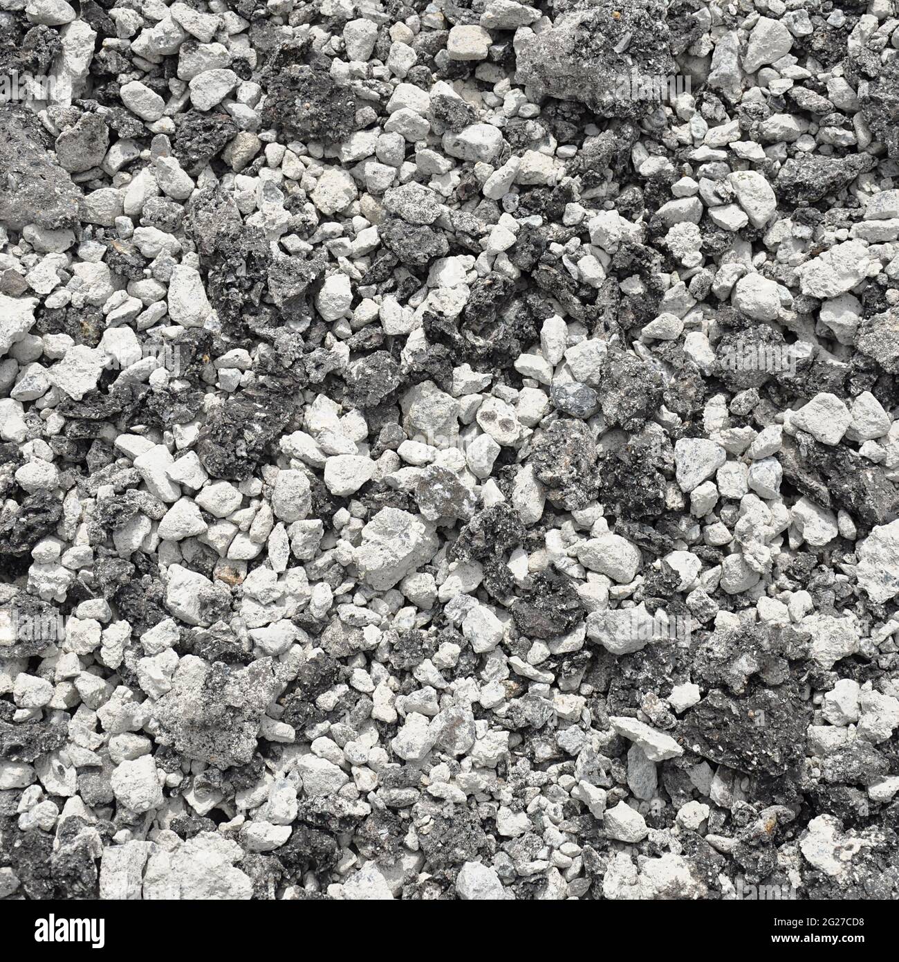 Crushed gravel with asphalt Stock Photo - Alamy