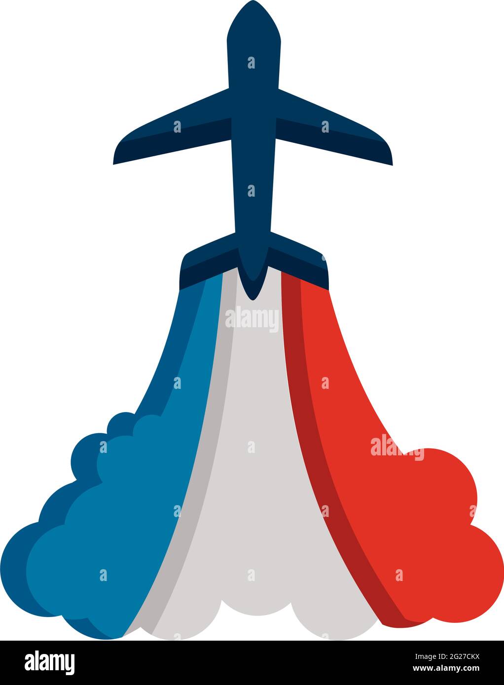 French flag flying Stock Vector Images - Alamy