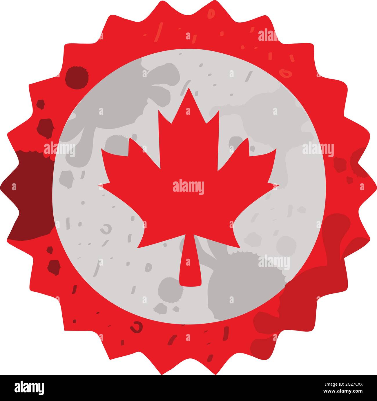 canadian seal lace emblem icon Stock Vector Image & Art - Alamy