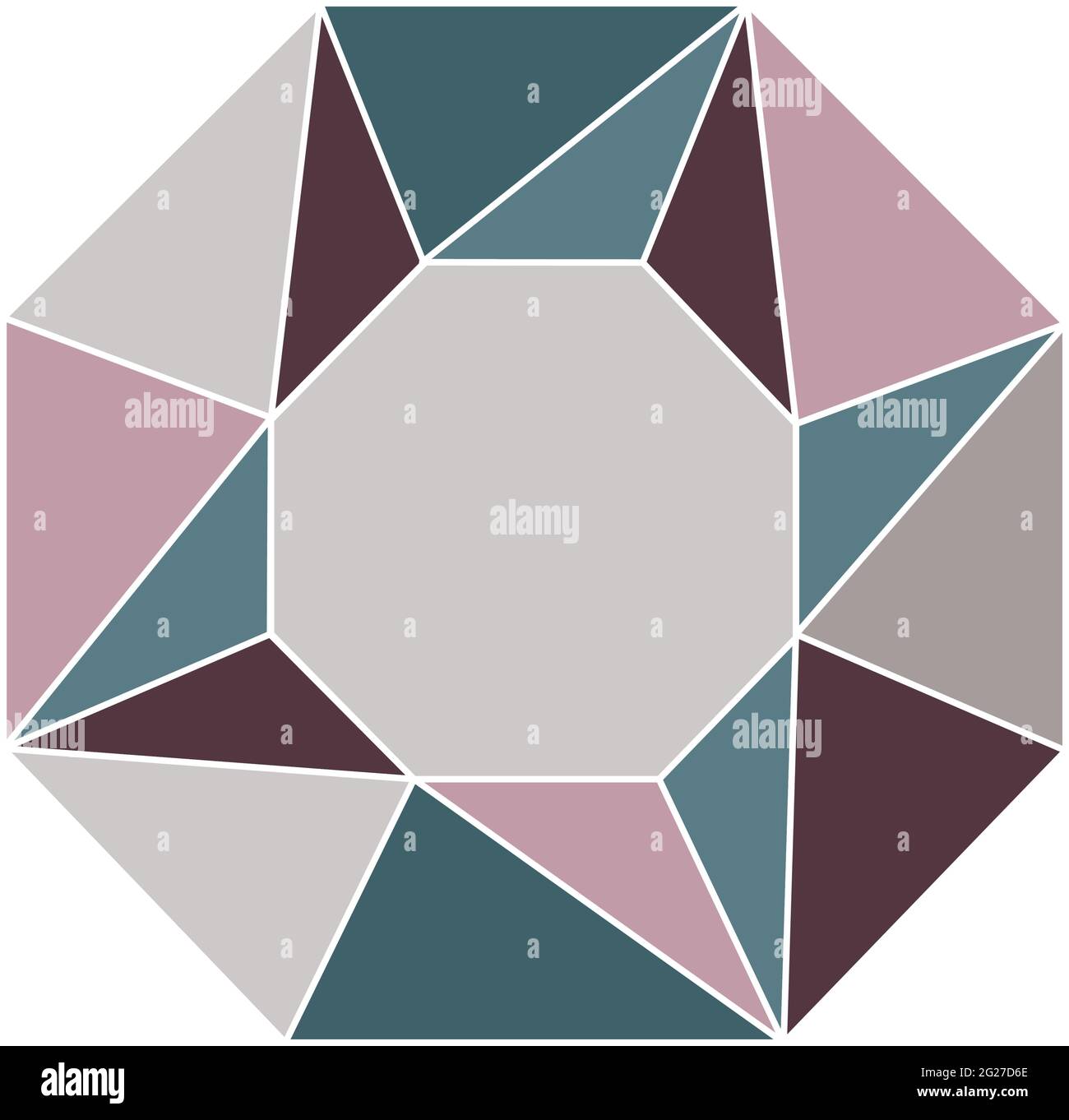 crystal gem isolated icon Stock Vector Image & Art - Alamy