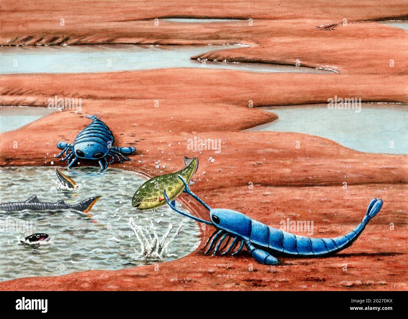 Paleoart painting hi-res stock photography and images - Alamy