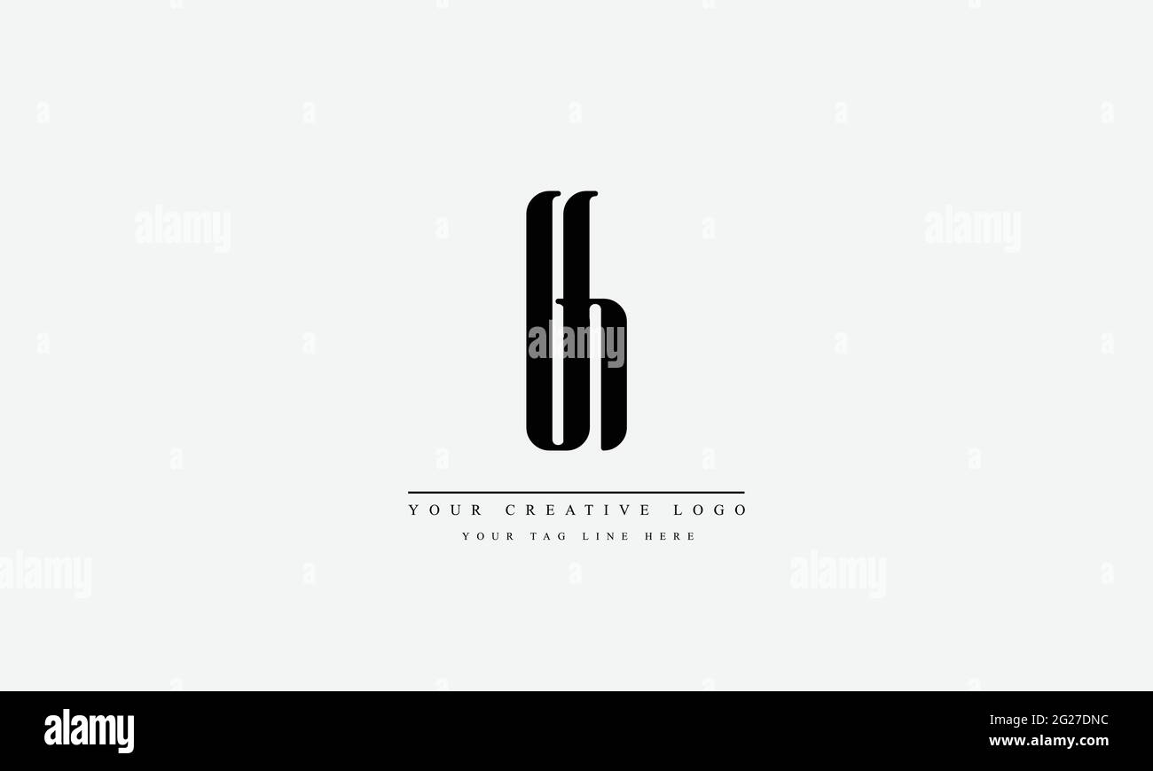 BH HB abstract vector logo monogram template Stock Vector Image & Art ...