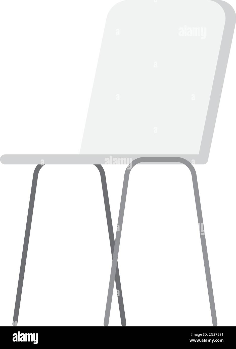 white chair furniture house icon Stock Vector Image & Art - Alamy