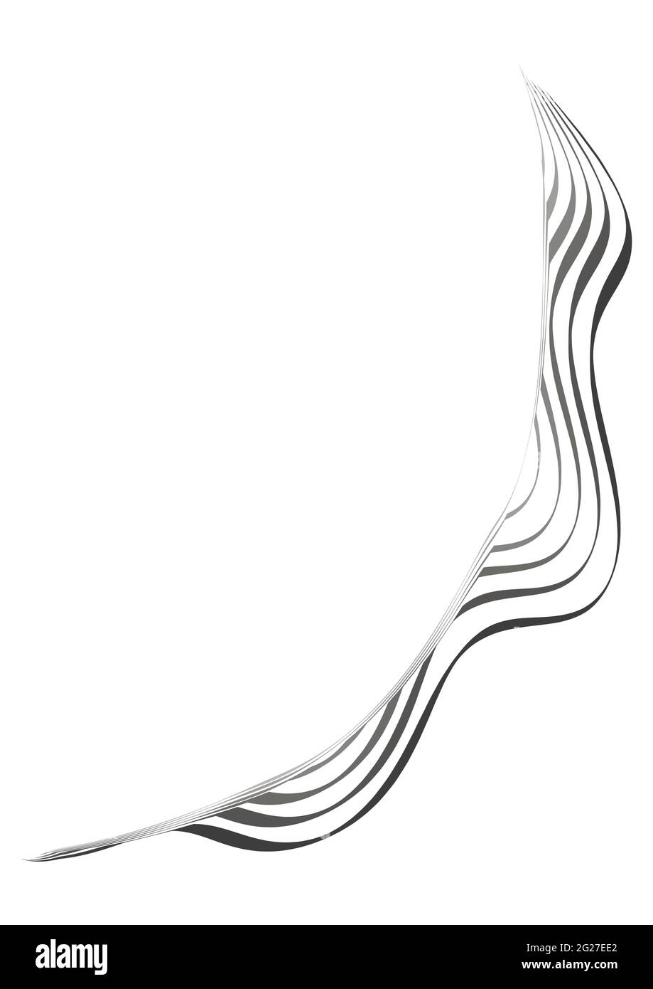 Frames of capron tape on A4 sheet, surreal, graphics. Decoration of ...