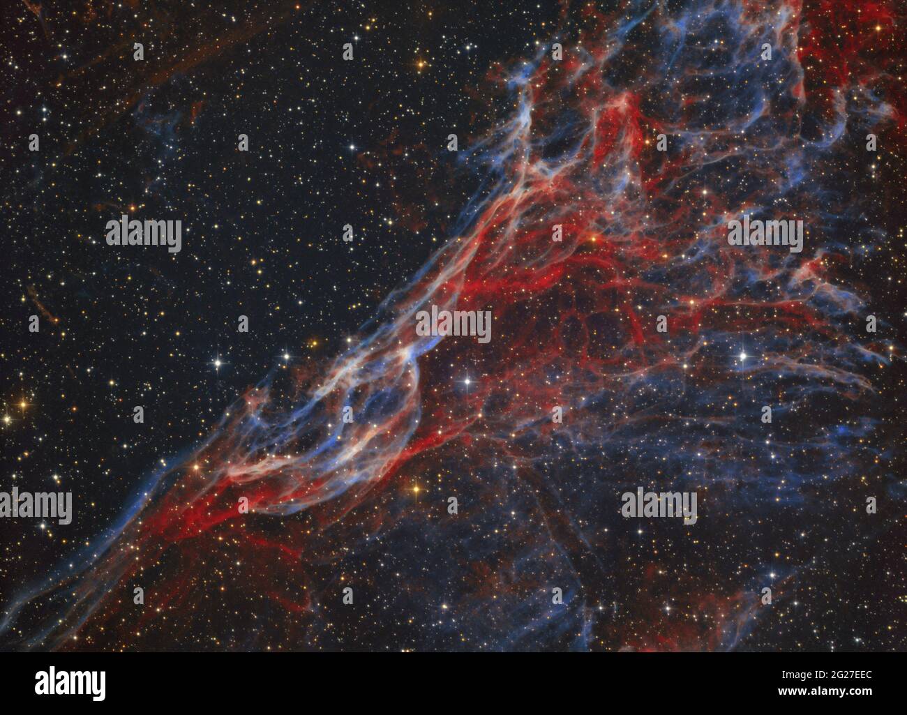Pickering's Triangle in the constellation Cygnus Stock Photo - Alamy