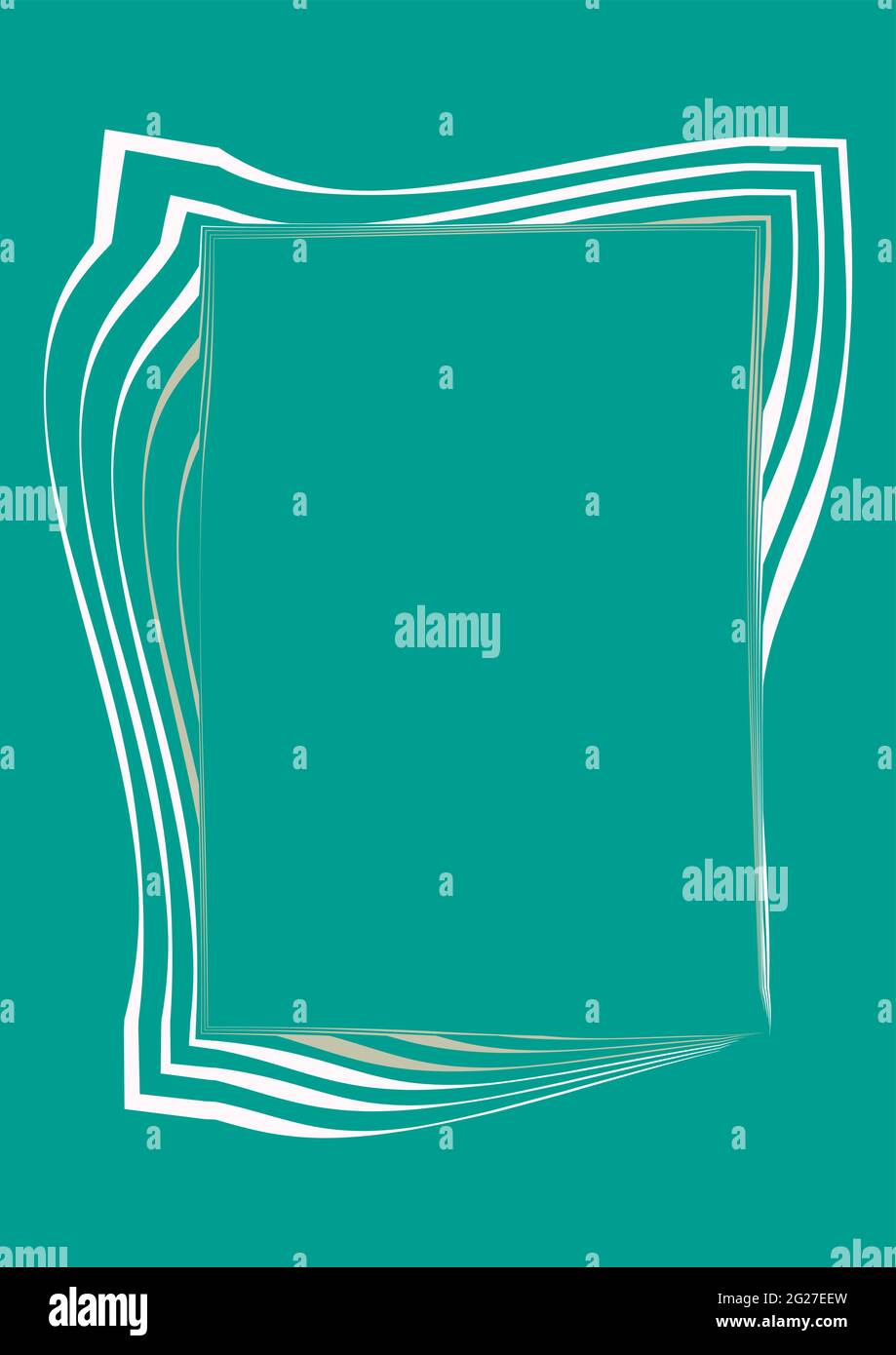 Frames of capron tape on A4 sheet, surreal, graphics. Decoration of ...