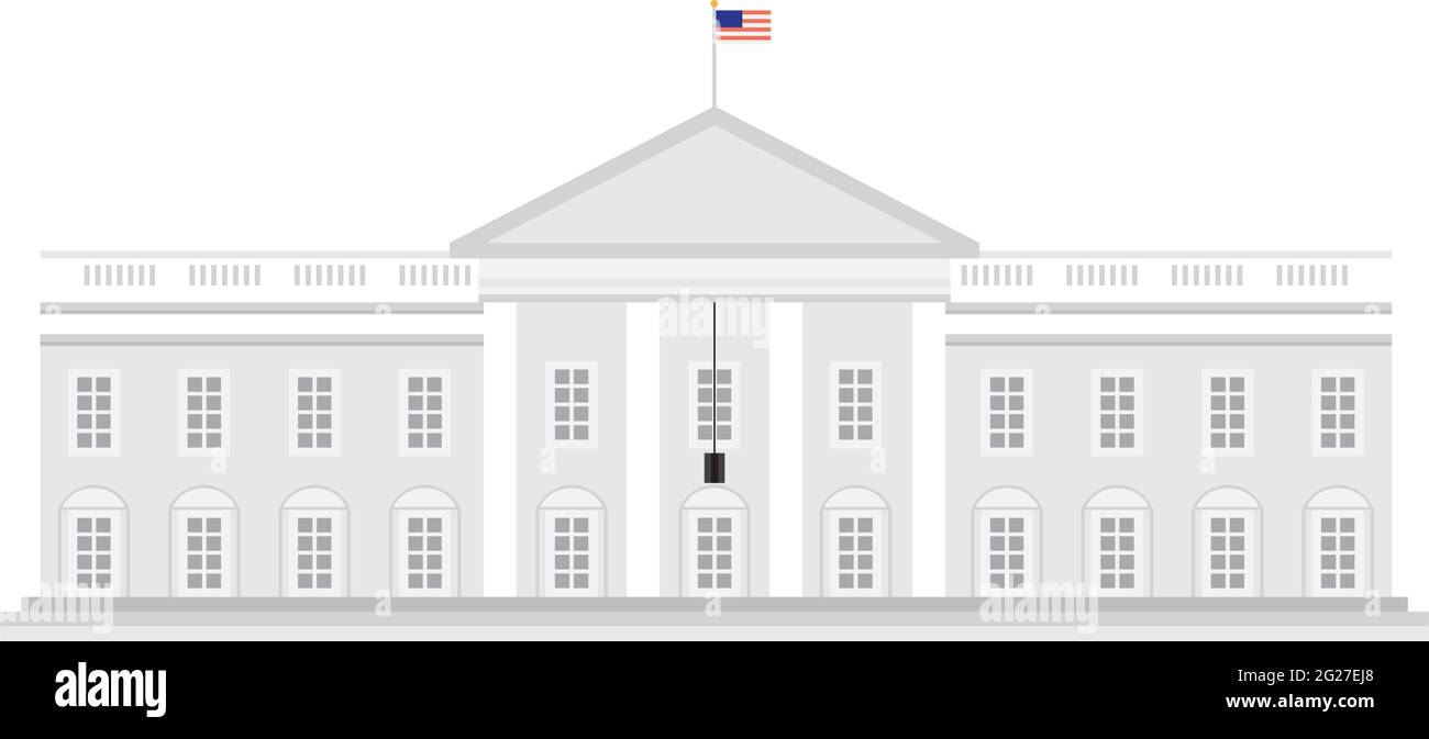 white house usa famous monument Stock Vector Image & Art - Alamy