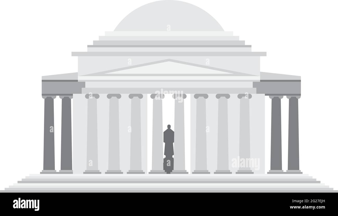usa famous lincoln monument icon Stock Vector Image & Art - Alamy
