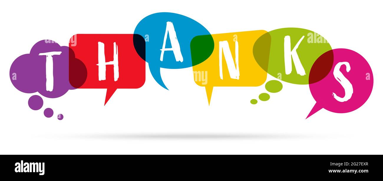 EPS 10 vector illustration of colored speech bubbles isolated on white ...