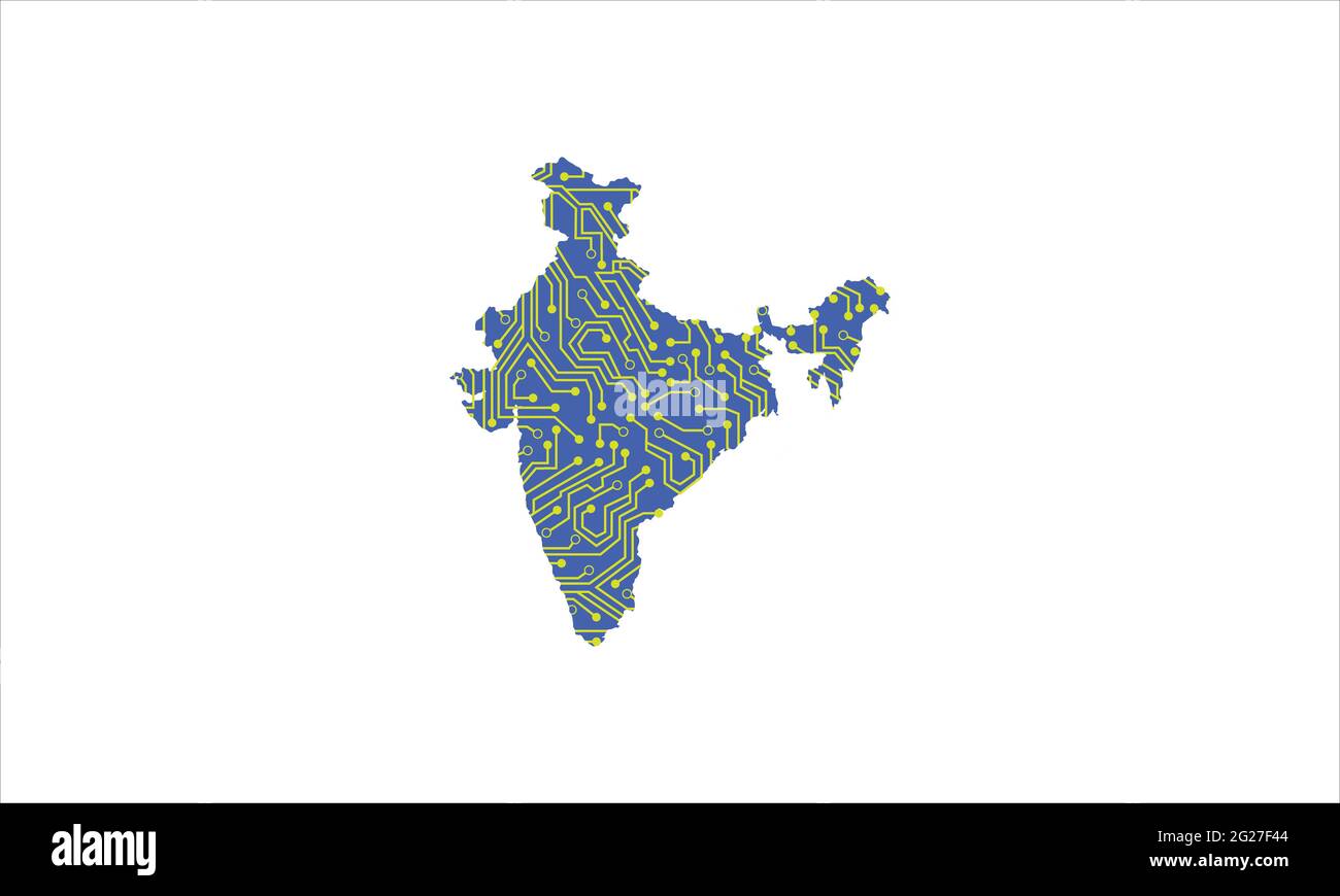 India map Stock Vector Images - Alamy