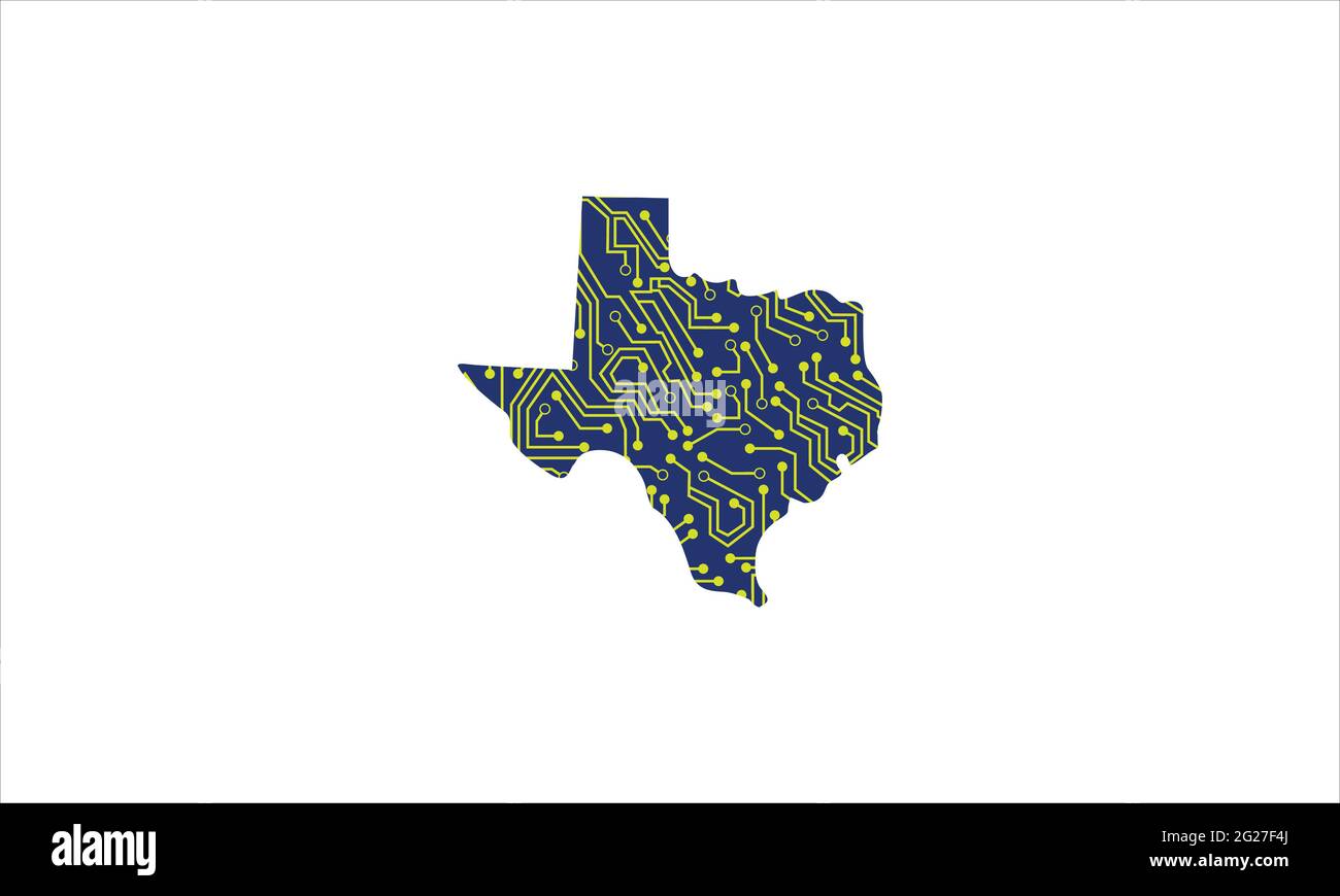 North texas map Stock Vector Images - Alamy