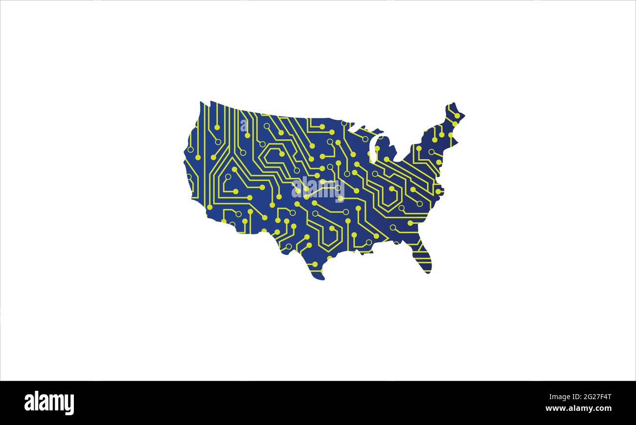 World network map american Stock Vector Images - Alamy