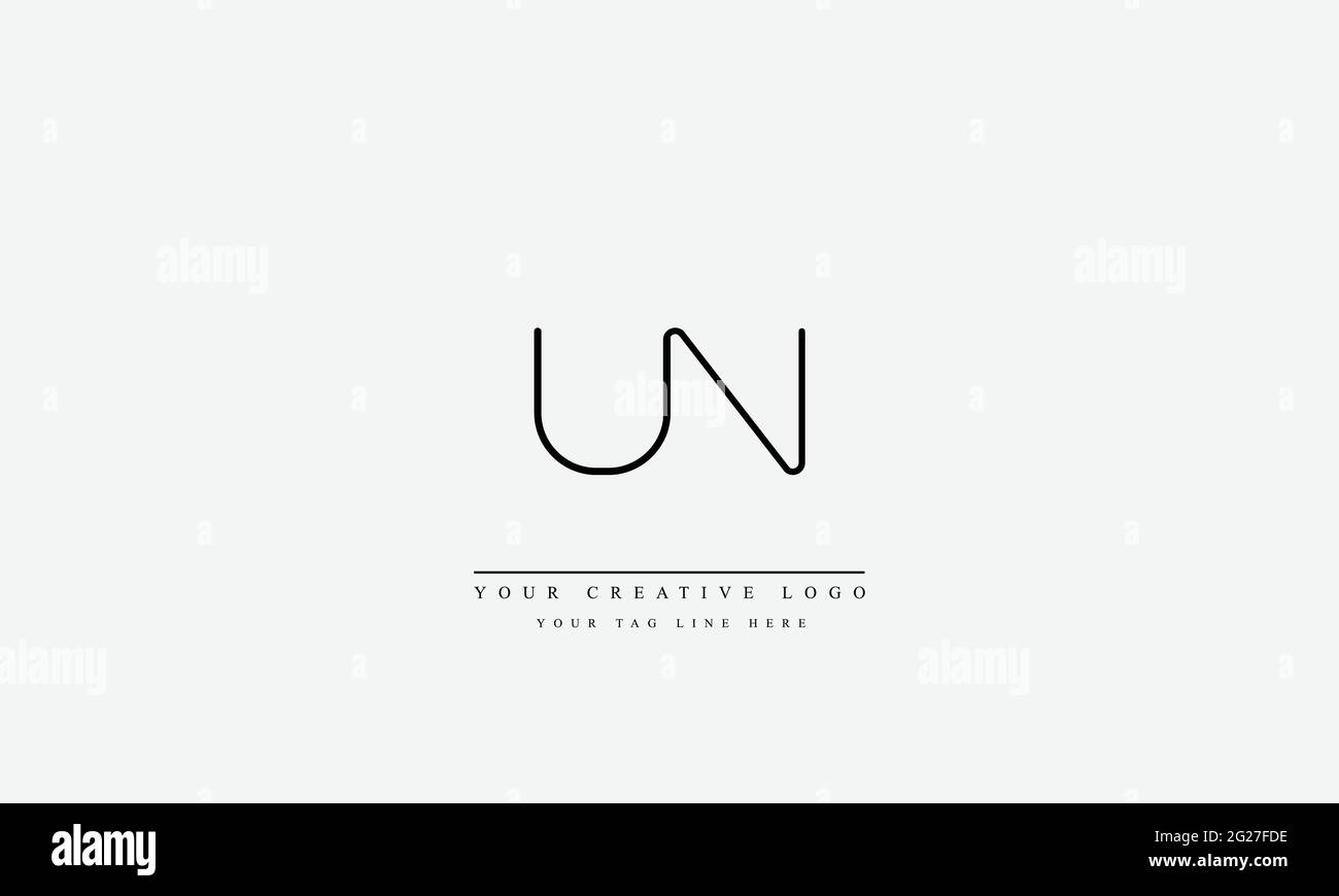 Un vector logo hi-res stock photography and images - Alamy