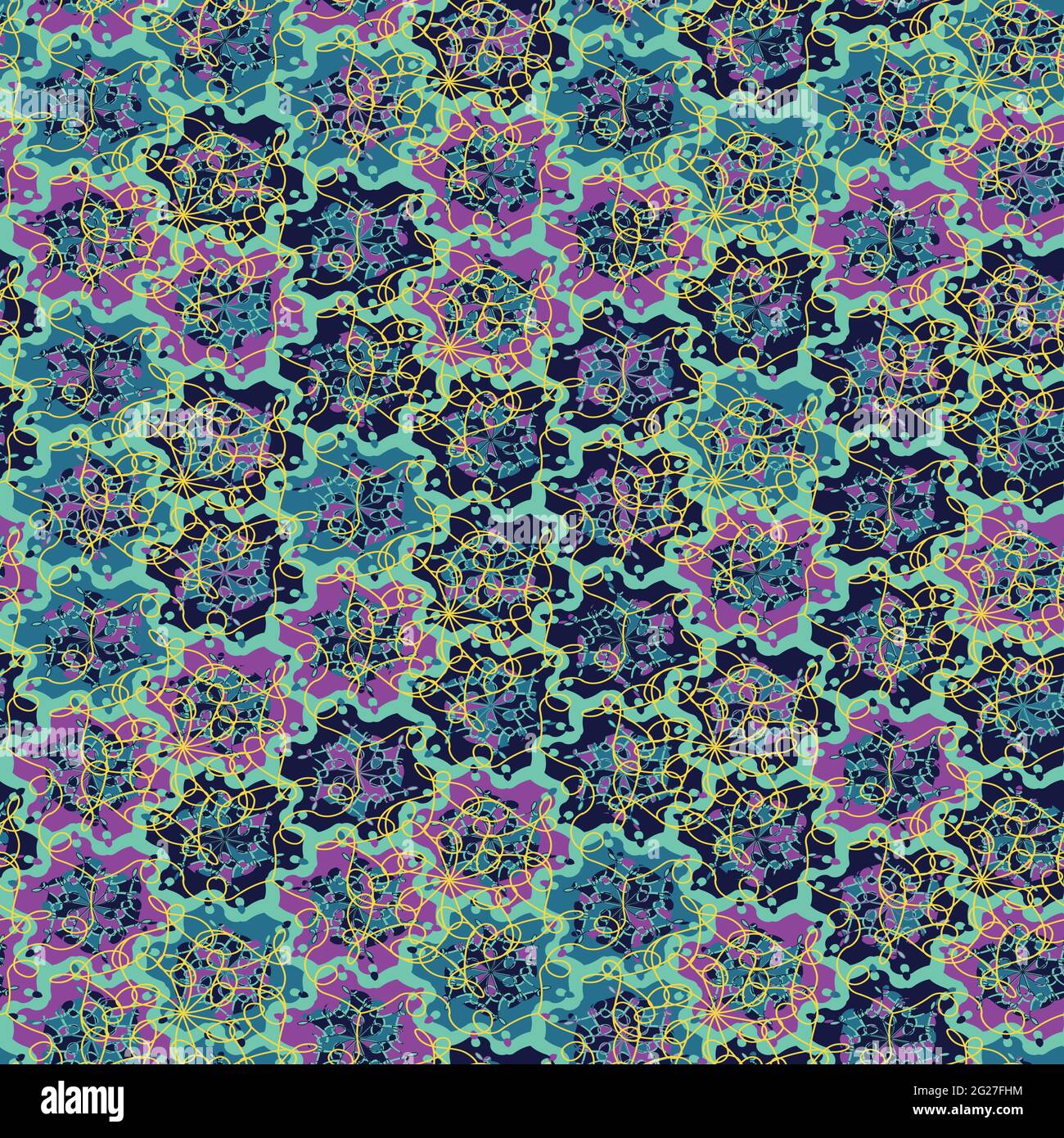 star shaped tiling seamless vector pattern Stock Vector Image & Art - Alamy