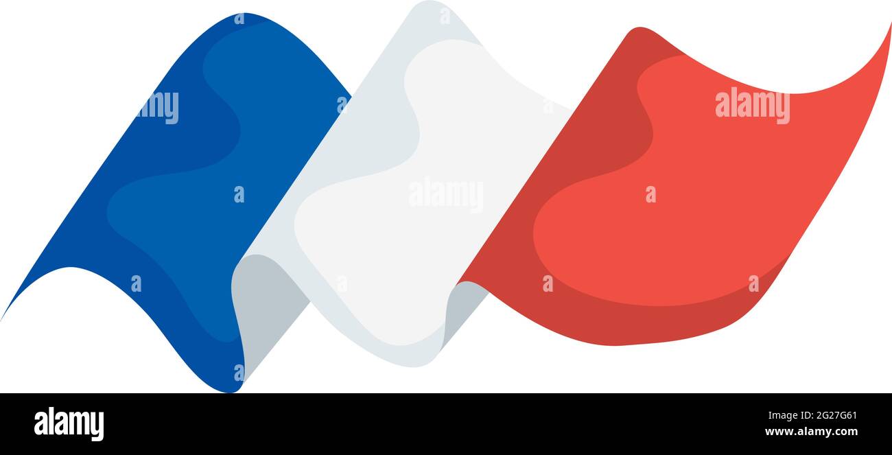 france flag waving emblem icon Stock Vector Image & Art - Alamy