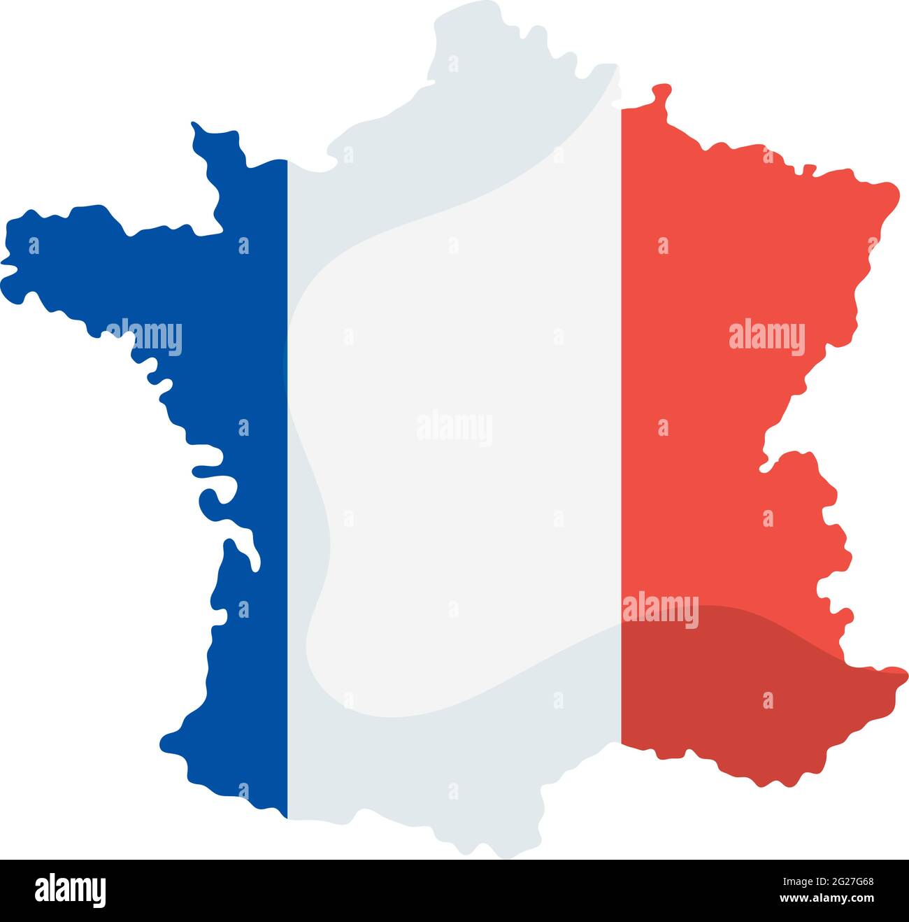 france flag in map emblem Stock Vector Image & Art - Alamy